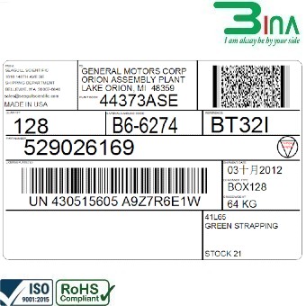 In tem mã vạch - In tem nhãn barcode - Công Ty TNHH Quốc Tế BiNa Việt Nam